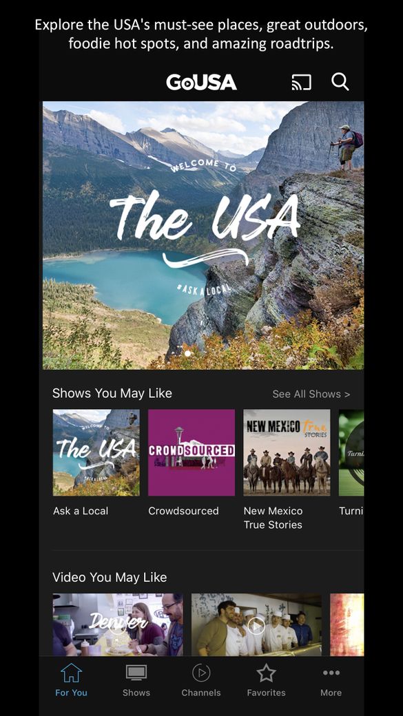 Preview: GoUSA TV Launches Streaming Video App to Deliver Premium ...